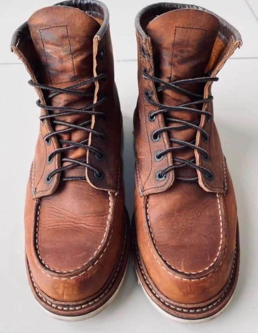 Red wings moc toe, Men's Fashion, Footwear, Boots on Carousell