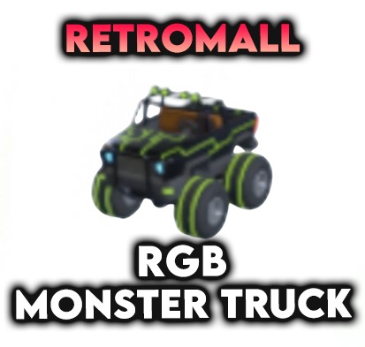 RGB Monster Truck (Adopt Me), 電子遊戲, 遊戲機配件, 遊戲週邊商品 - Carousell