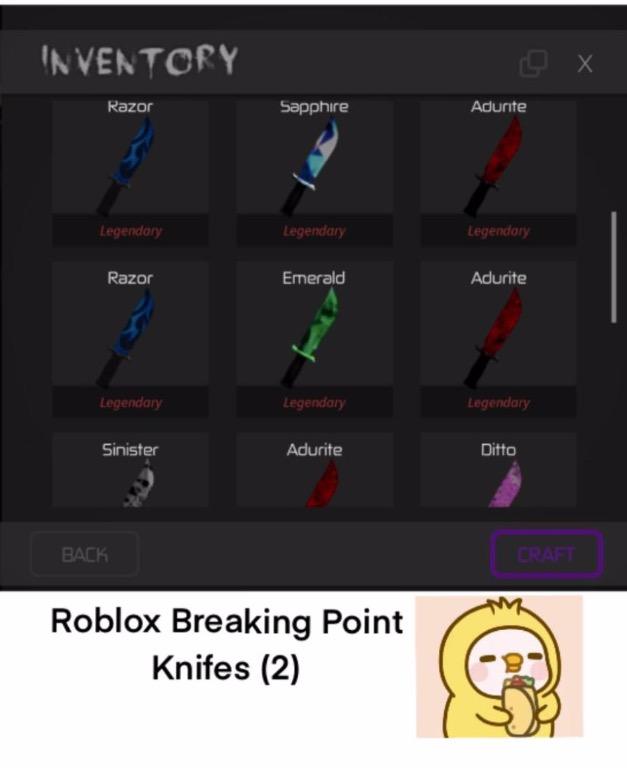 Roblox - Breaking Point (Read desc), 電子遊戲, 遊戲機配件, 遊戲週邊商品 - Carousell