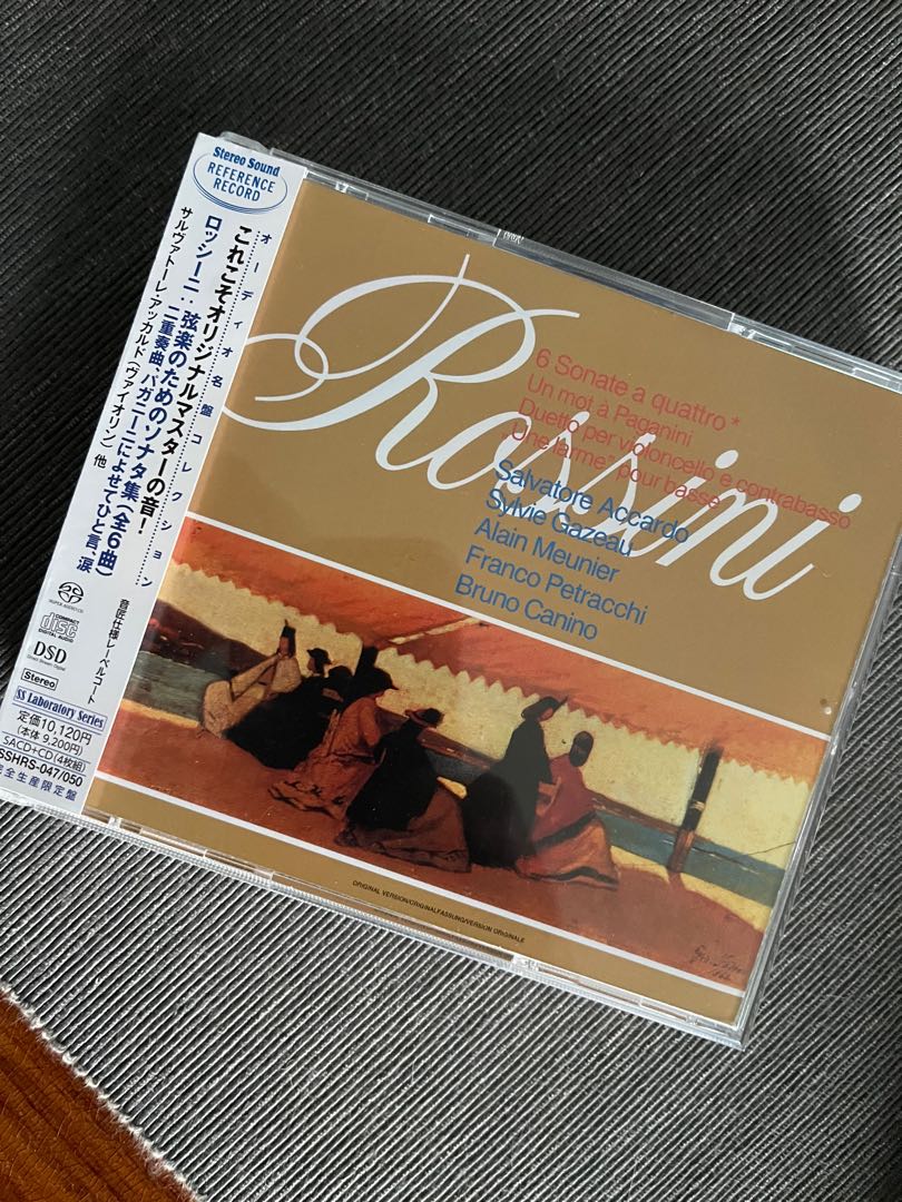 Rossini stereo sound單層sacd +cd限量初版超靚聲, 興趣及遊戲, 音樂、樂器 & 配件, 音樂與媒體 - CD 及 ...