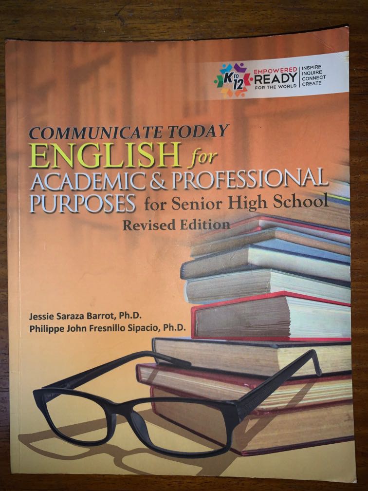 Senior High Books - English for Academic and Professional Purposes ...
