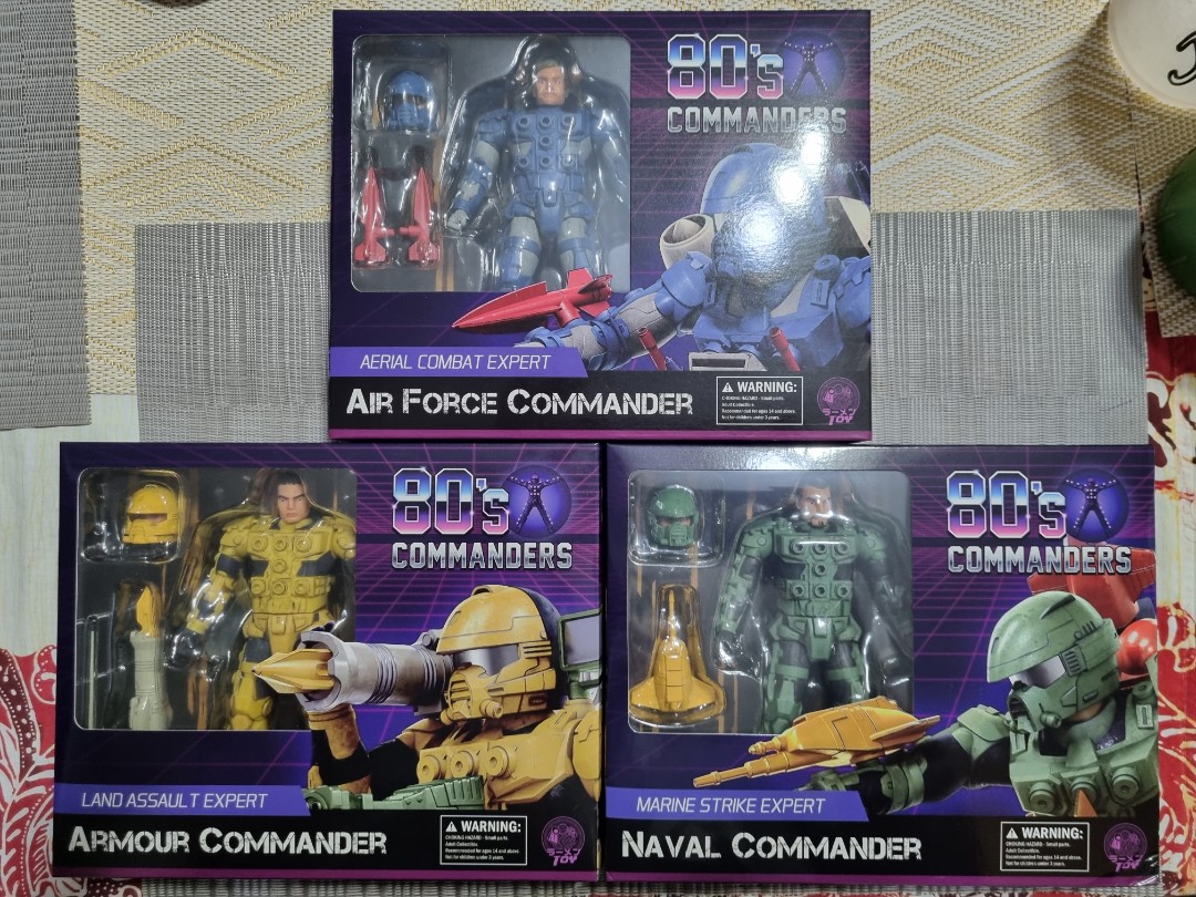 [Set of 3]: Ramen Toys 80s Commanders, Hobbies & Toys, Toys & Games on ...