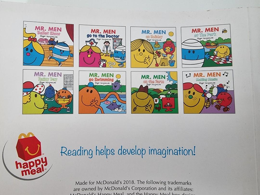 Set of 8 Mr Men McDonalds Happy Meal Books. FREE MR. COOL, Hobbies ...