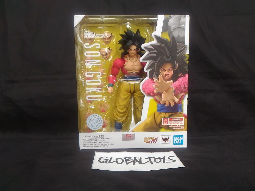 S.H. Figuarts SHF Super Saiyan 4 Son Goku Dragon Ball GT Bandai SSJ4 ...