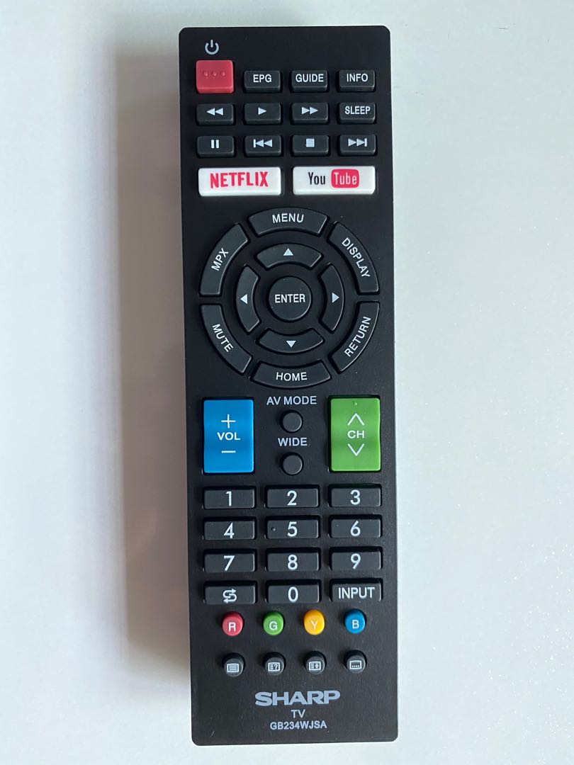 SHARP TV Remote Control, TV & Home Appliances, TV & Entertainment, TV ...