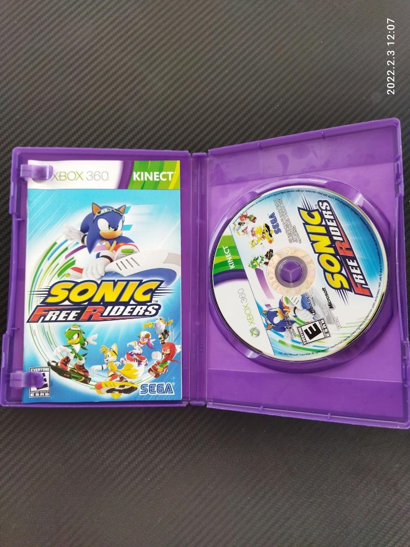 Sonic Free Riders Xbox 360 Kinect Game, Video Gaming, Video Games, Xbox ...