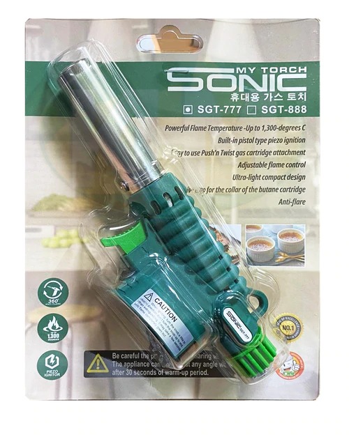 Sonic SGT-777 One Touch Butane Gas Torch, Commercial & Industrial ...