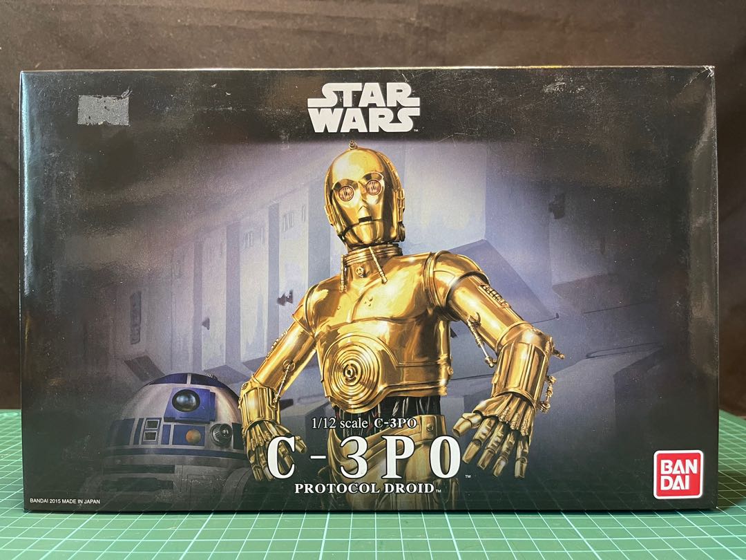 STAR WARS C-3PO / 3CPO 1/12 scale plastic model kit by Bandai, Hobbies ...
