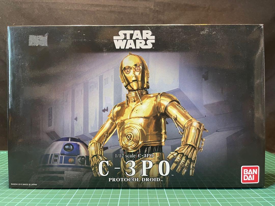 STAR WARS C-3PO / 3CPO 1/12 scale plastic model kit by Bandai, Hobbies ...
