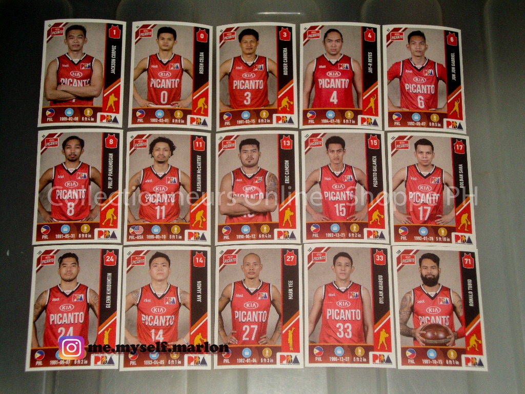 Stickito PBA Sticker cards KIA Picanto, Hobbies & Toys, Toys & Games on ...