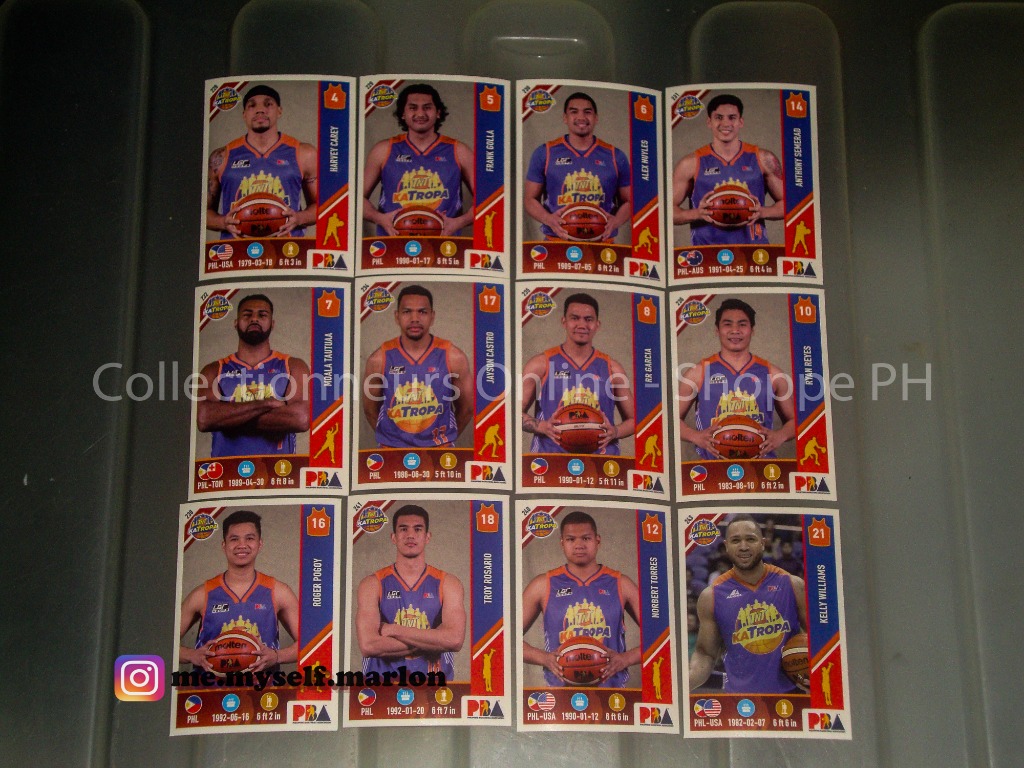 Stickito PBA Sticker cards Talk n Text Tropang GIGA, Hobbies & Toys ...