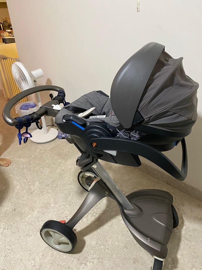 Stokke Xplory Set - Stroller, Car Seat, Baby Bassinet, Babies & Kids ...
