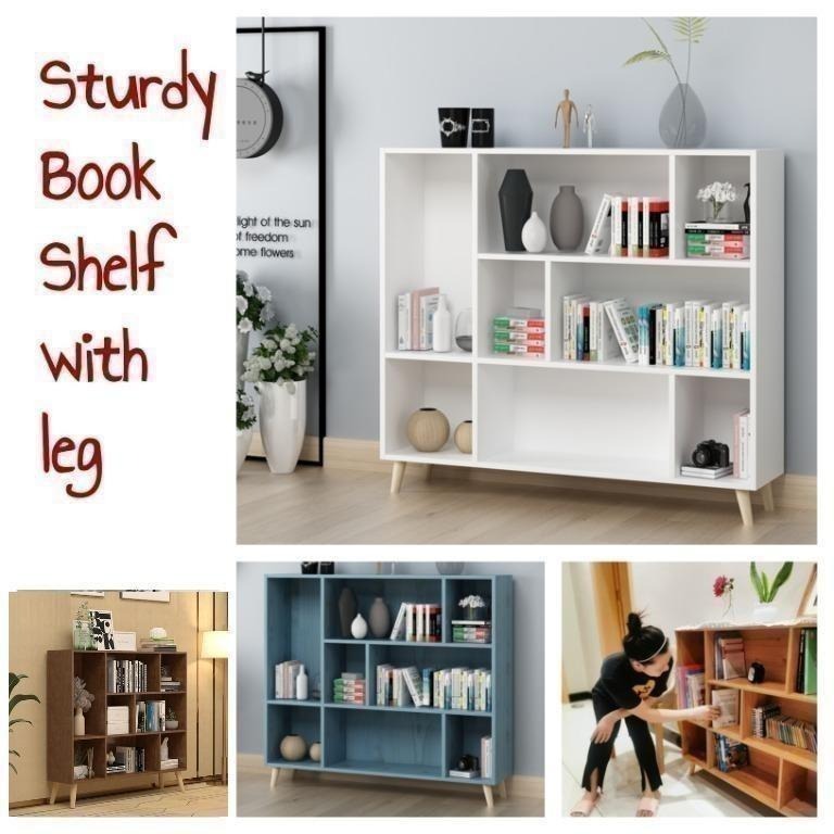 Sturdy Bookshelf with leg, Furniture & Home Living, Furniture, Shelves ...