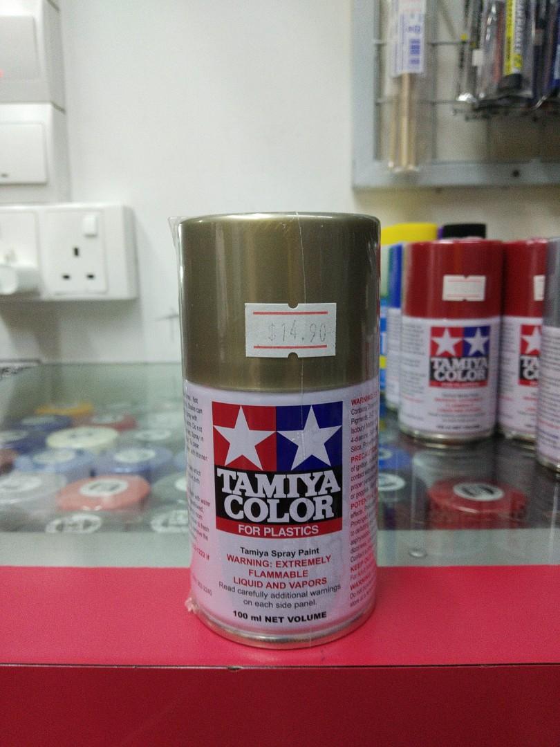 Tamiya TS-87 Titanium Gold Spray Paint For Plastic, Hobbies & Toys ...