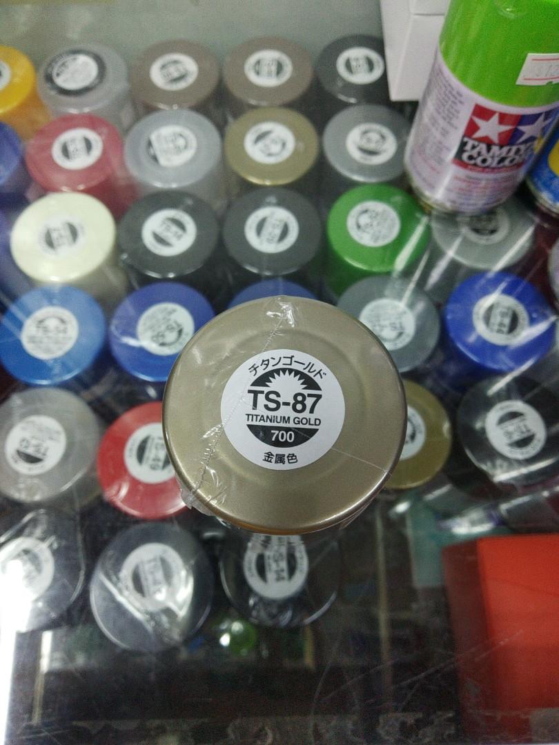 Tamiya TS-87 Titanium Gold Spray Paint For Plastic, Hobbies & Toys ...