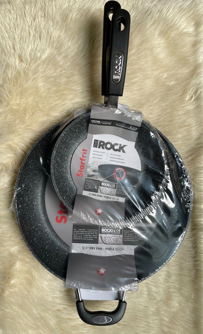 The Rock Starfrit fry pan set, Furniture & Home Living, Kitchenware ...
