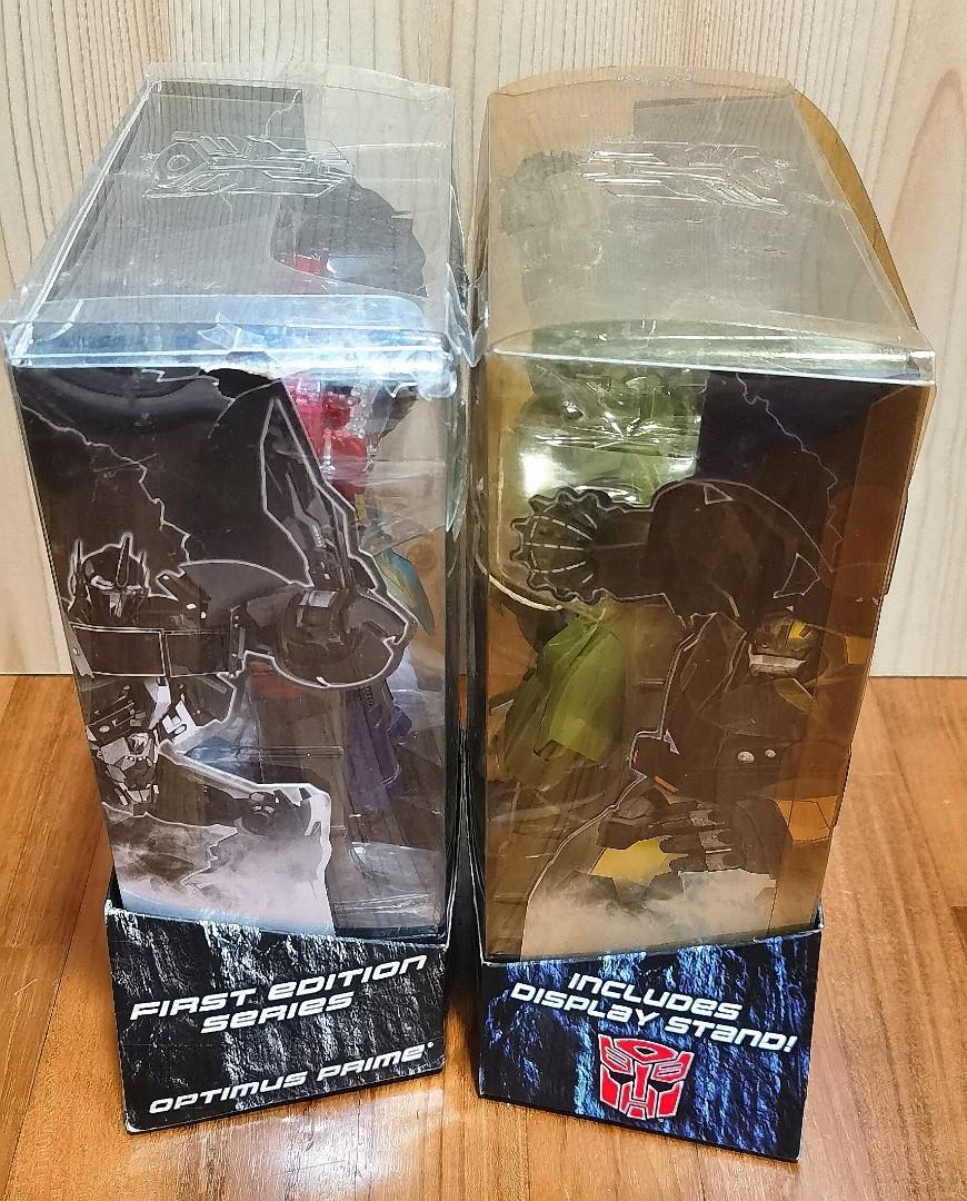 Transformers Prime 6 items Lot( Optimus Prime Clear Version, Bulkhead ...