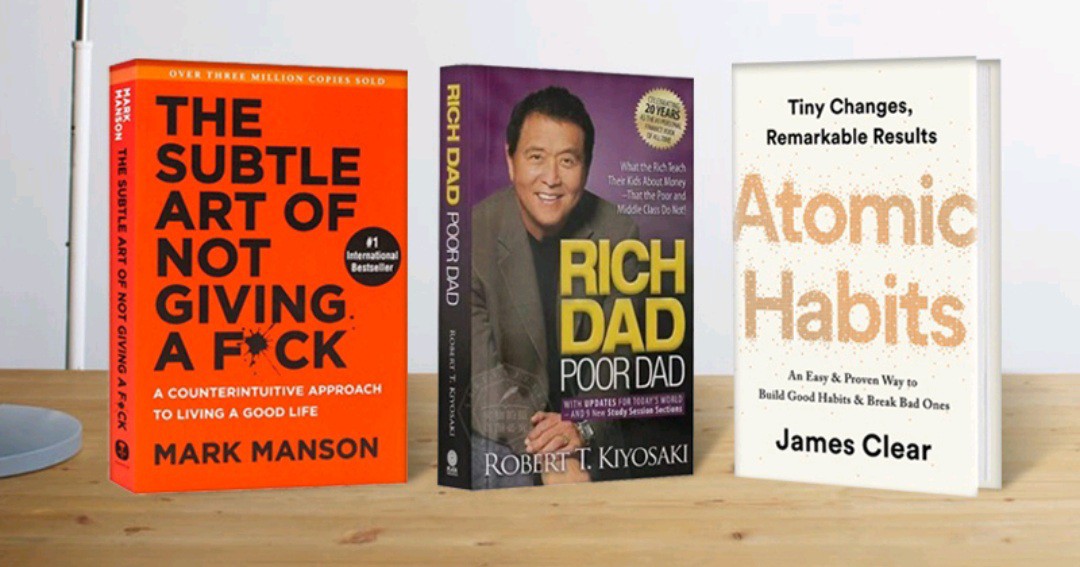 Trio Books Sale Atomic Habits Rich Dad Poor Dad The Subtle Art Of Not