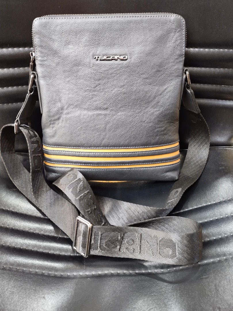 Tucano Leather Sling Bag for men, Men's Fashion, Bags, Sling Bags on ...