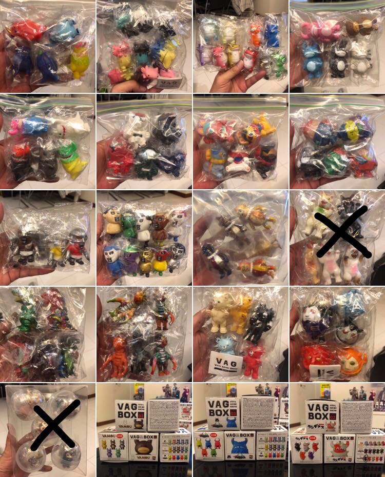 VAG Sofubi Vinyl Artist Gacha Japan Kaiju Sets, Hobbies & Toys, Toys & Games on Carousell
