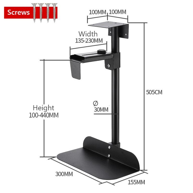 CPU Table Mount CPU Holder Bracket Under Desk PC Mount PC Bracket Under ...