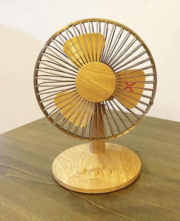 Wooden Desk fan, TV & Home Appliances, Electrical, Adaptors & Sockets ...
