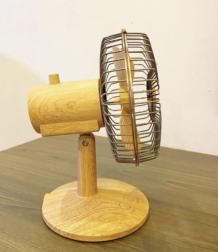 Wooden Desk fan, TV & Home Appliances, Electrical, Adaptors & Sockets ...