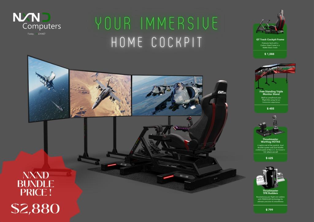 Your Immersive Home Cockpit (Flight Simulator), Computers & Tech, Parts ...