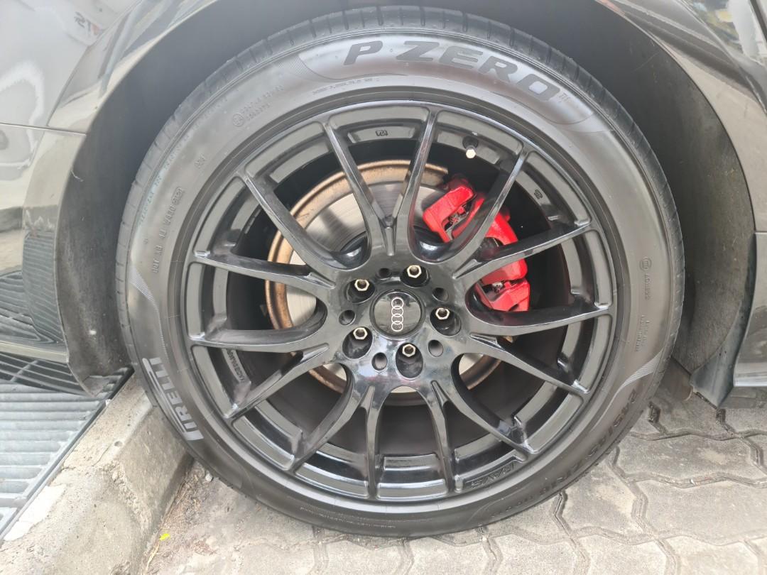 18" Replica Rays Rims with 245/45/18 Pirelli P Zero Tyres, Car ...