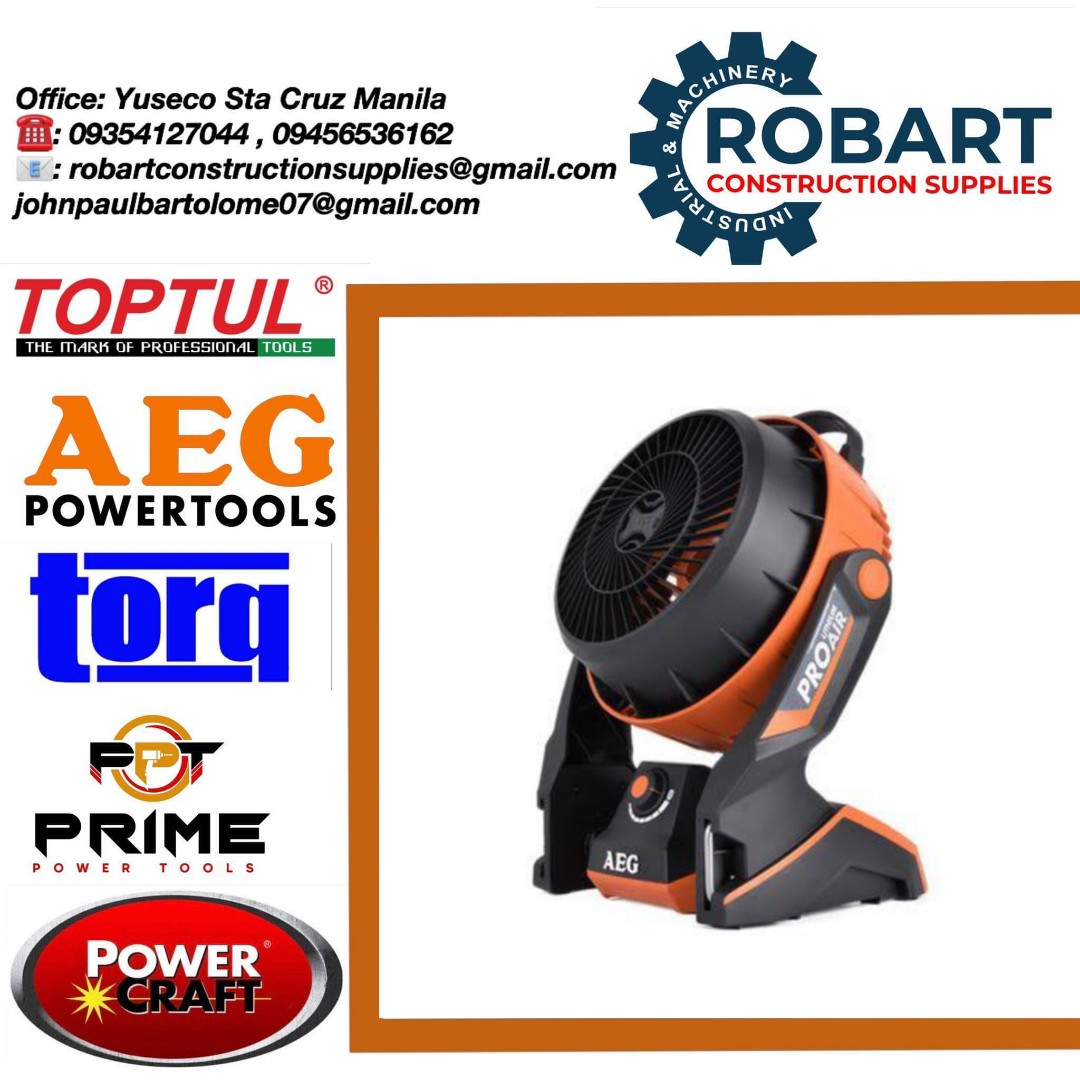 240V Hybrid worksite fan, Commercial & Industrial, Construction Tools ...