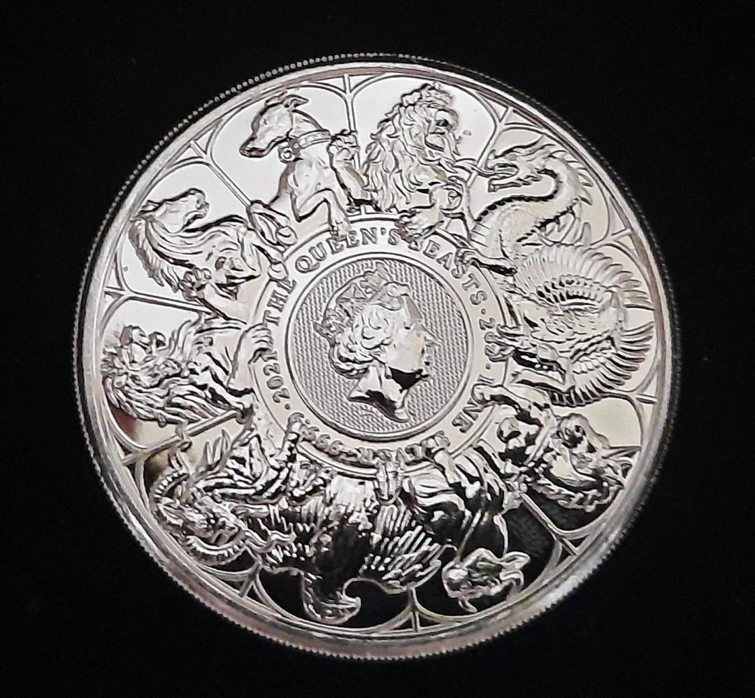 2 oz. QUEEN BEAST SILVER COIN 2021, Hobbies & Toys, Memorabilia ...