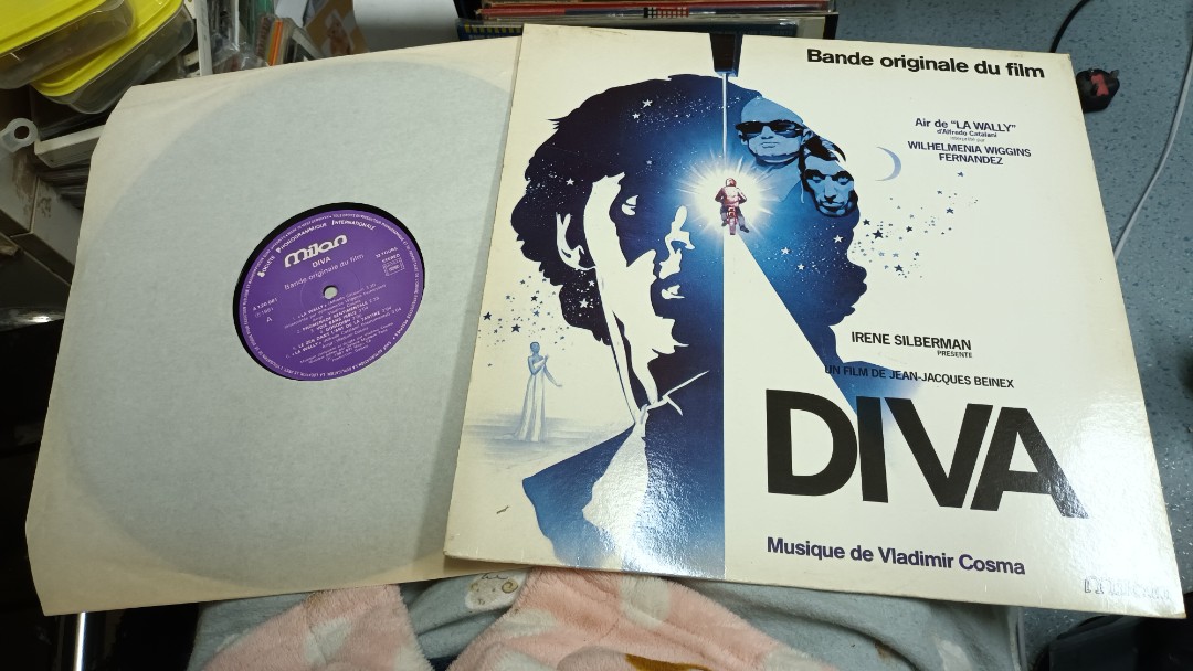 西德版 80年代經典電影 DIVA BANDE ORIGINALE DU FILM LP 黑膠 MUSIC BY VLADIMIR COSMA ...