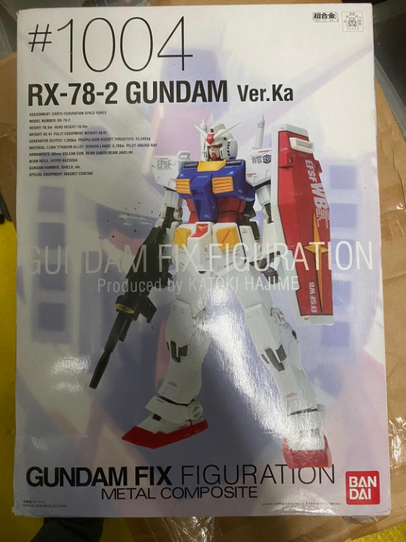 全新 高達 超合金 #1004 RX-78-2 GUNDAM Ver.Ka GUNDAM Fix Figuration Metal Composite, 興趣及遊戲, 玩具 & 遊戲類 ...