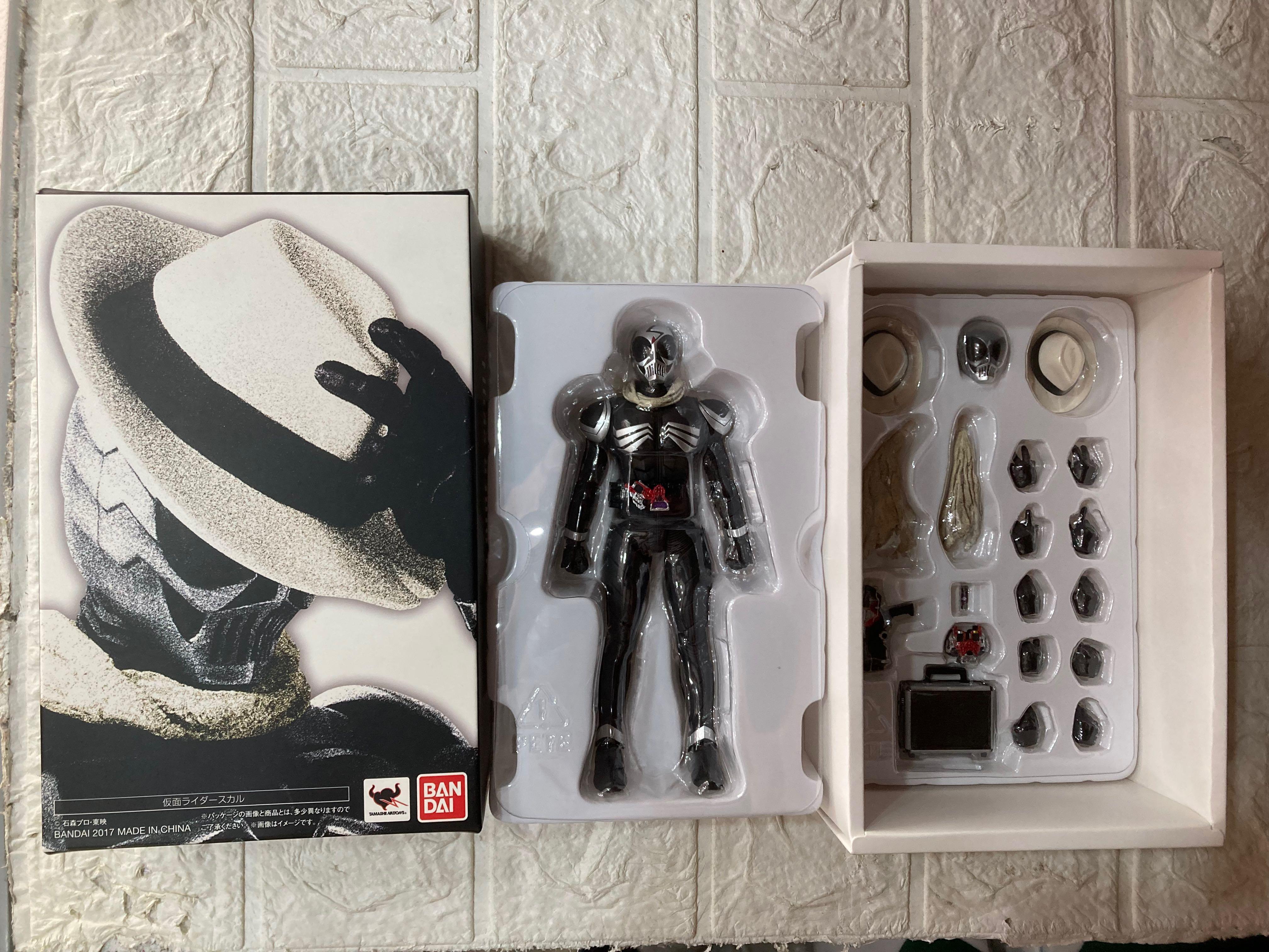 幪面超人 Kaman rider SHF 真骨雕 真骨彫 W 系列 Skull 骷髏, 興趣及遊戲, 玩具 & 遊戲類 - Carousell