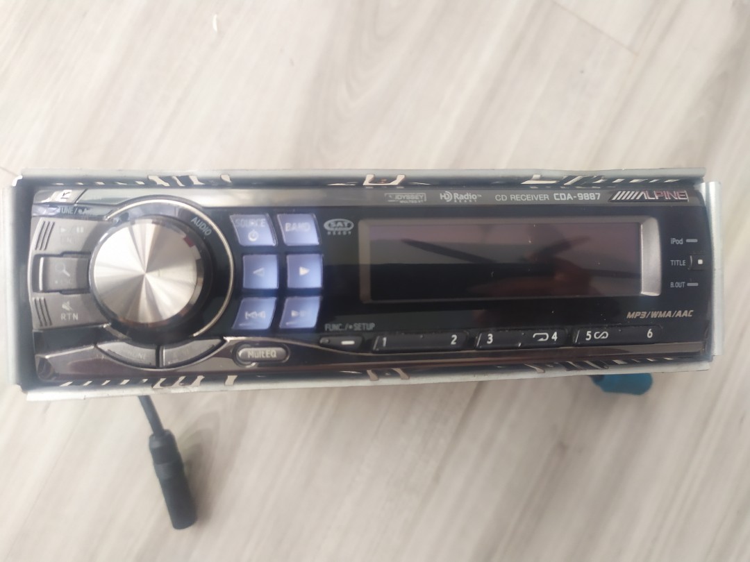 Alpine CDA 9887 CD/ FM Receiver Player, Car Accessories, Accessories on ...