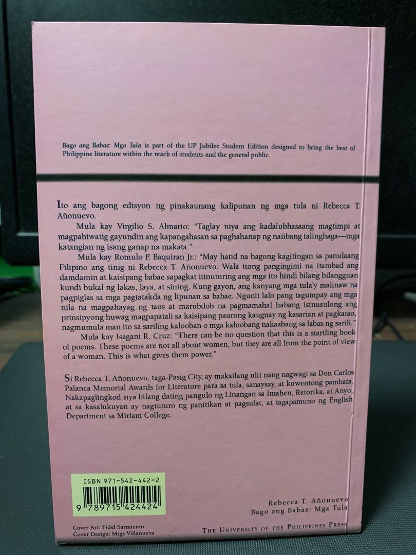 REPRICED !! Bago ang Babae ni Rebecca T. Añonuevo, Hobbies & Toys, Books & Magazines, Fiction ...