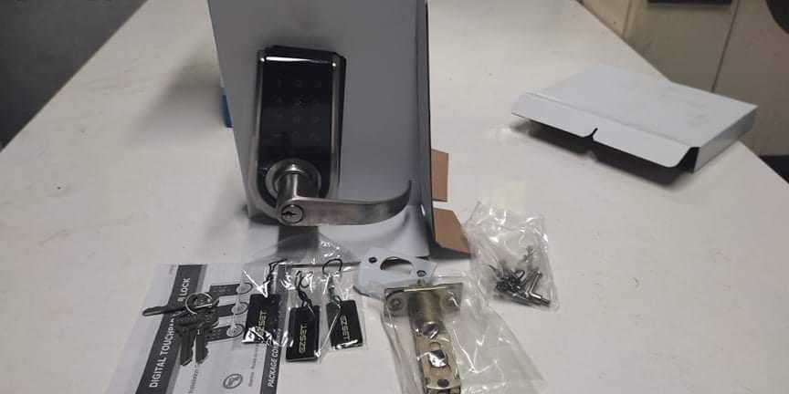 Brand new EZSET Digital Door Lock, Furniture & Home Living, Security ...