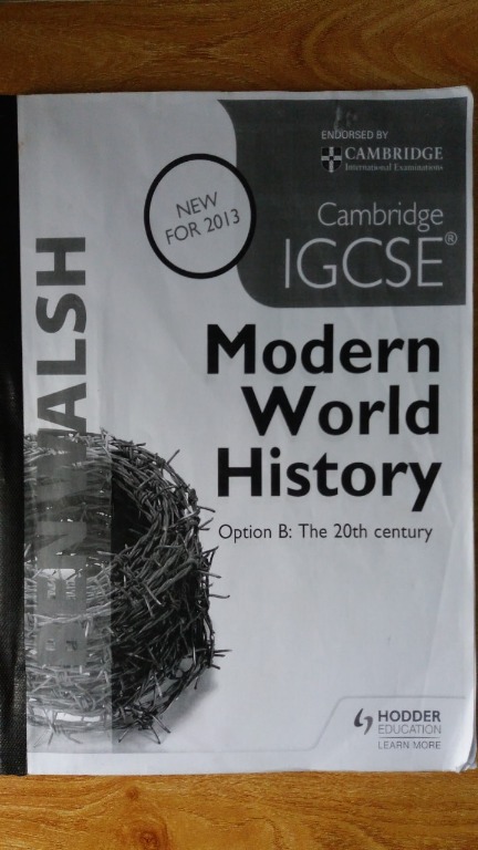 Cambridge IGCSE Modern World History O Level Year 9, Textbooks on Carousell
