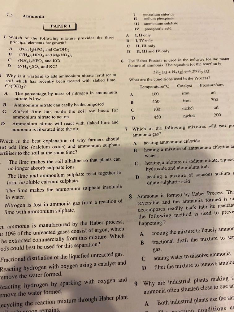 Chemistry O levels practice questions by topic, Hobbies & Toys, Books ...