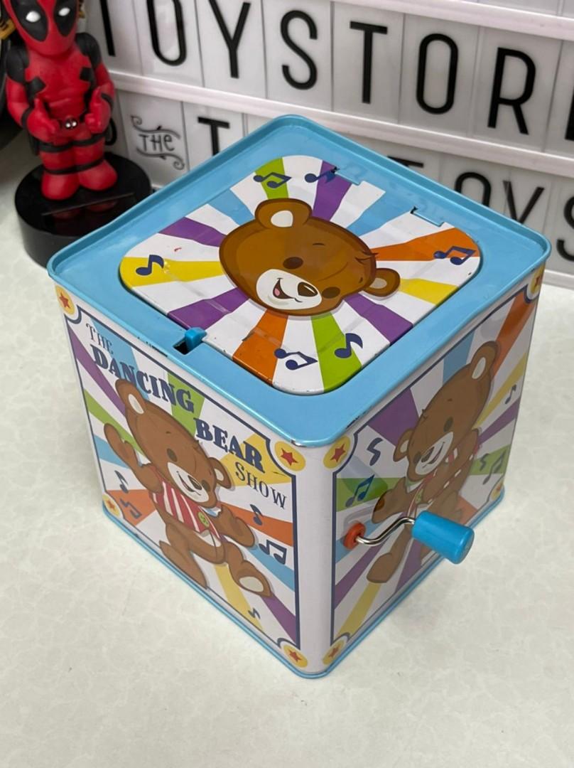 Dancing Bear Jack In the box bu Schyling, Hobbies & Toys, Collectibles ...