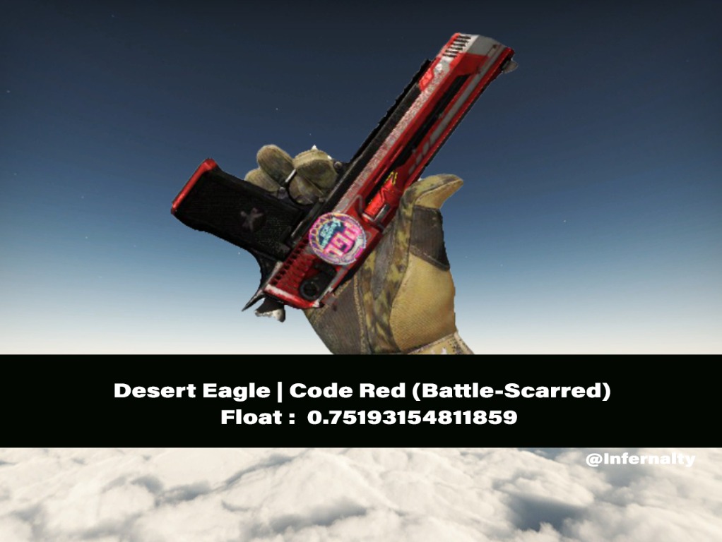 Desert Eagle Code Red BS CSGO SKINS KNIVES, Video Gaming, Gaming ...