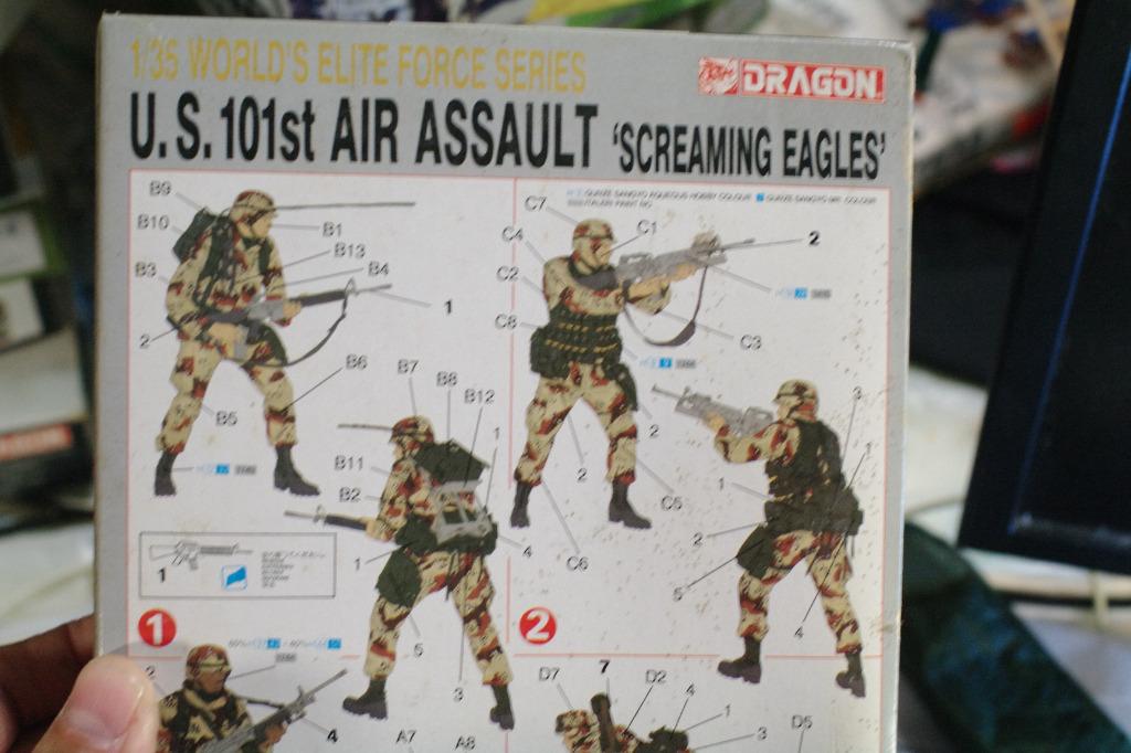 早期版-Dragon models-威龍-World's Elite Force Series-3011-1/35-US 101st Air ...