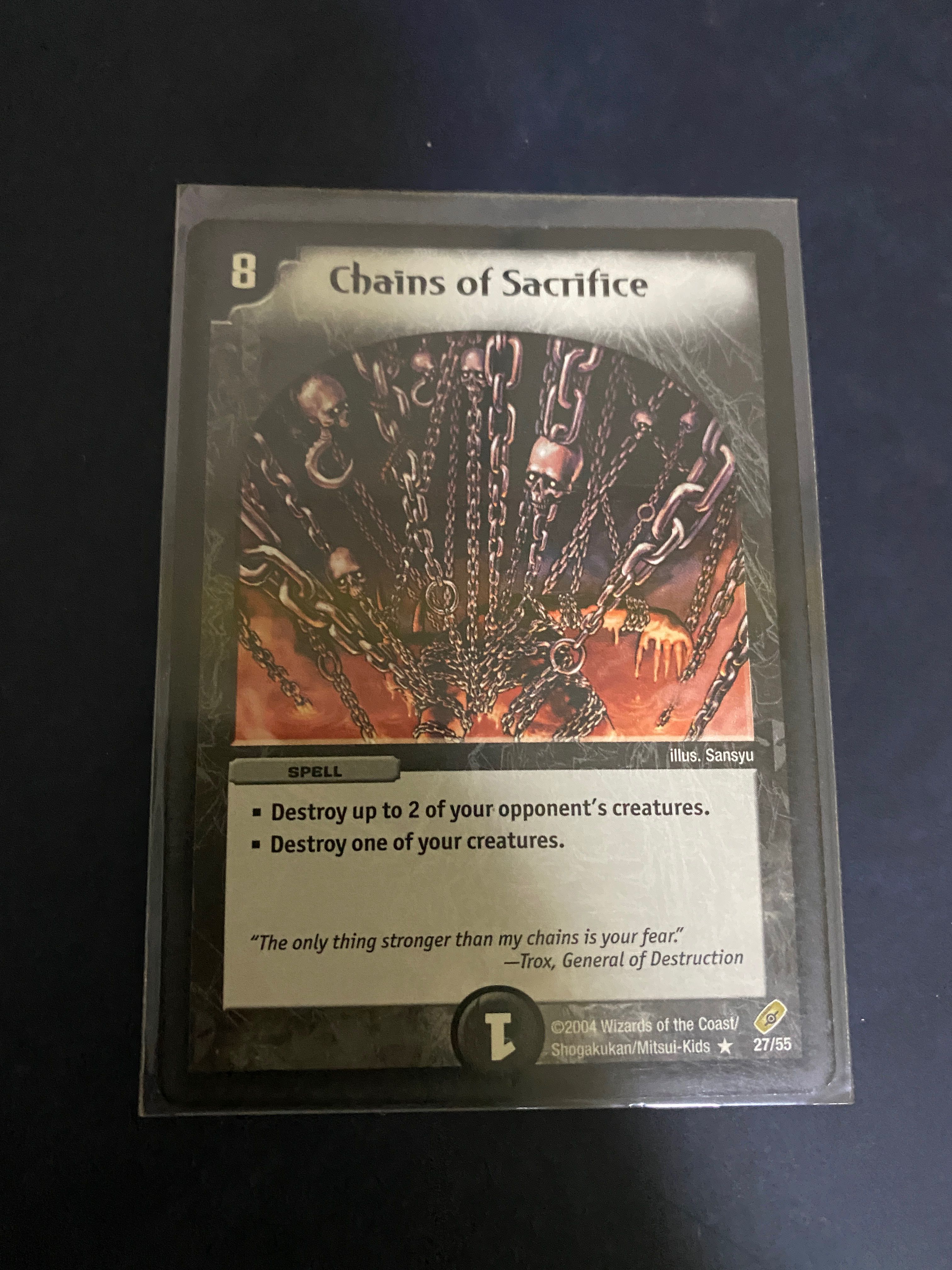 Duel master chain of sacrifice, Hobbies & Toys, Toys & Games on Carousell