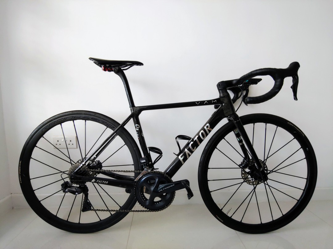 Factor O2 VAM Disc (Chrome) Full Bike, Sports Equipment, Bicycles ...