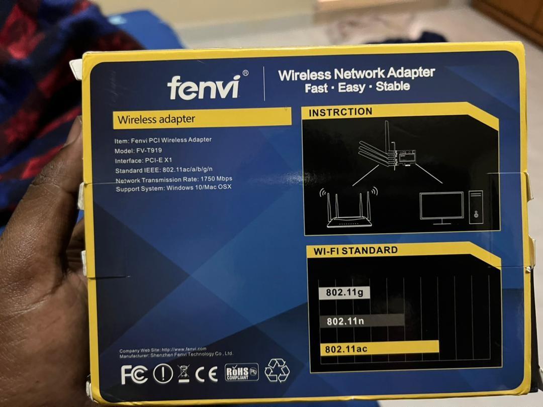 FENVI T919 Hackintosh BCM94360CD 802.11AC Dual Band Network Card Broadcom 1750Mbps, Computers ...