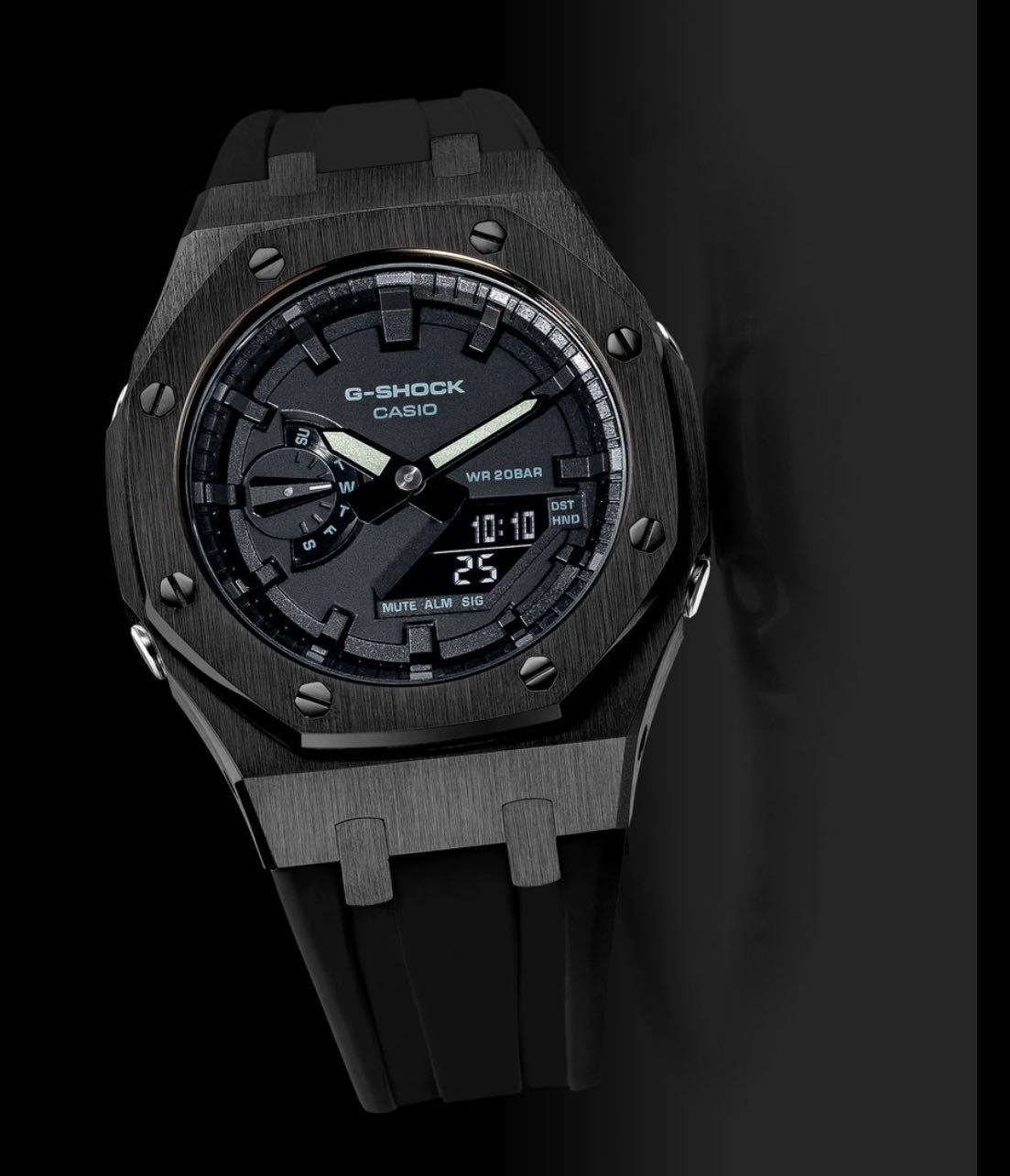 G Shock custom blackout series bundle ga2100 ga-2100, Men's Fashion ...