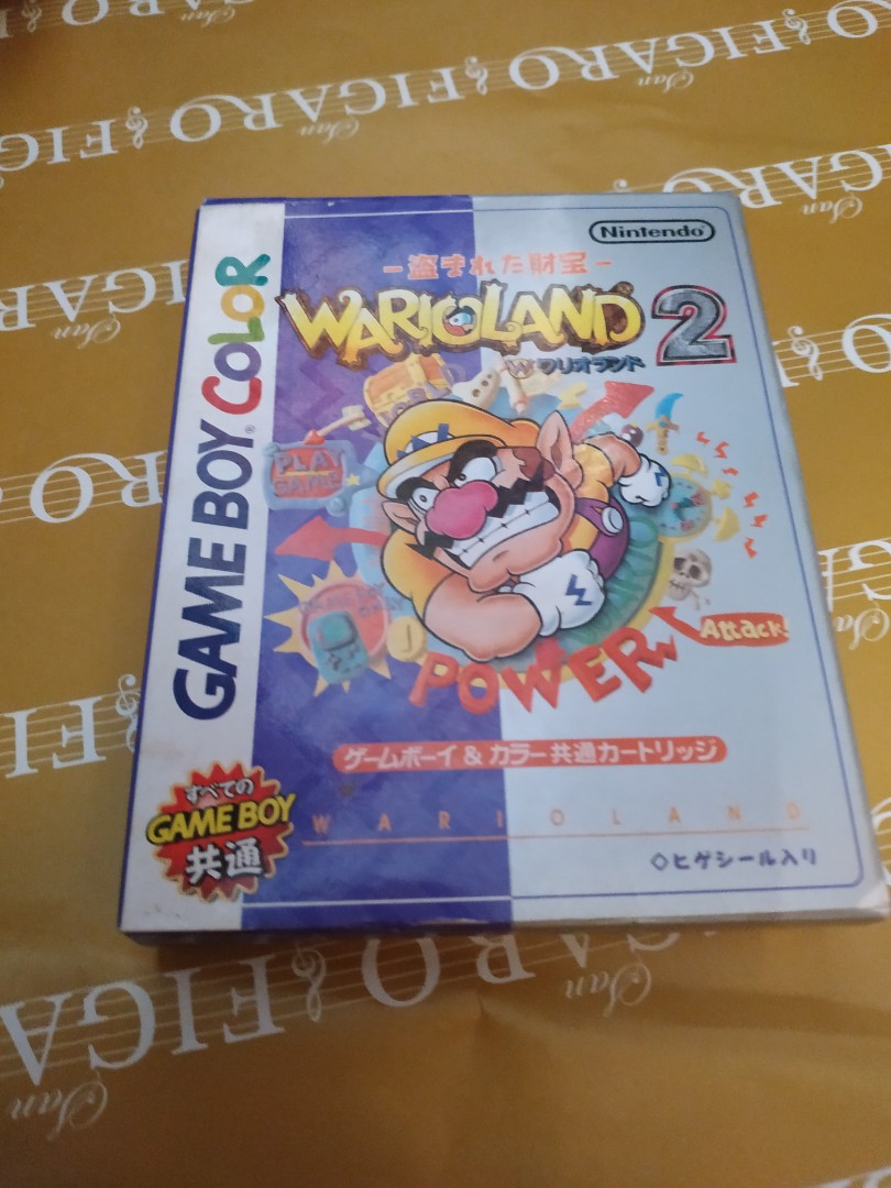 Gameboy color Wario Land 2 華利奧, 電子遊戲, 電子遊戲, Nintendo 任天堂 - Carousell