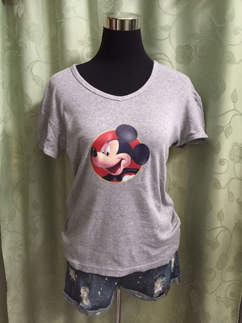 GIORDANO x MICKEY, Women's Fashion, Tops, Shirts on Carousell