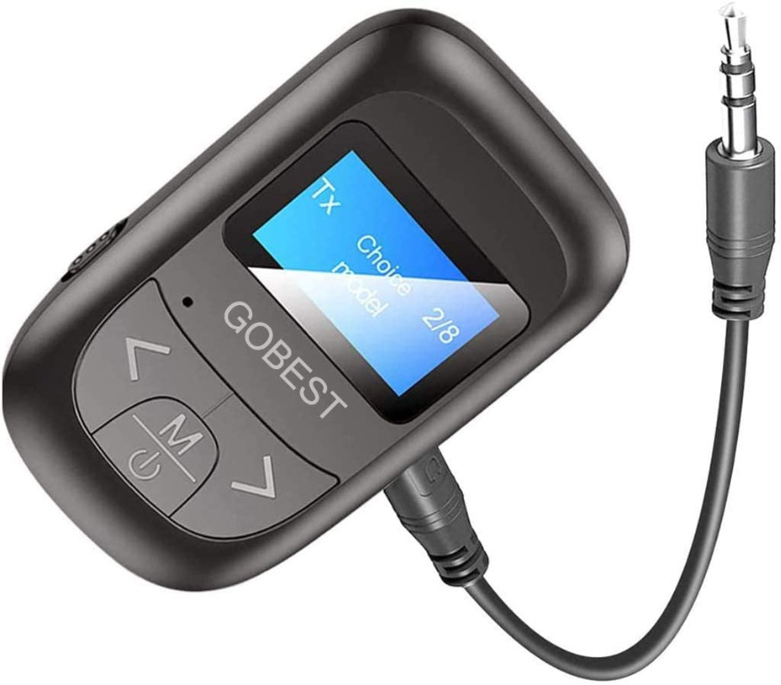GOBEST Visible Bluetooth Transmitter and Receiver, Bluetooth 5.0 ...