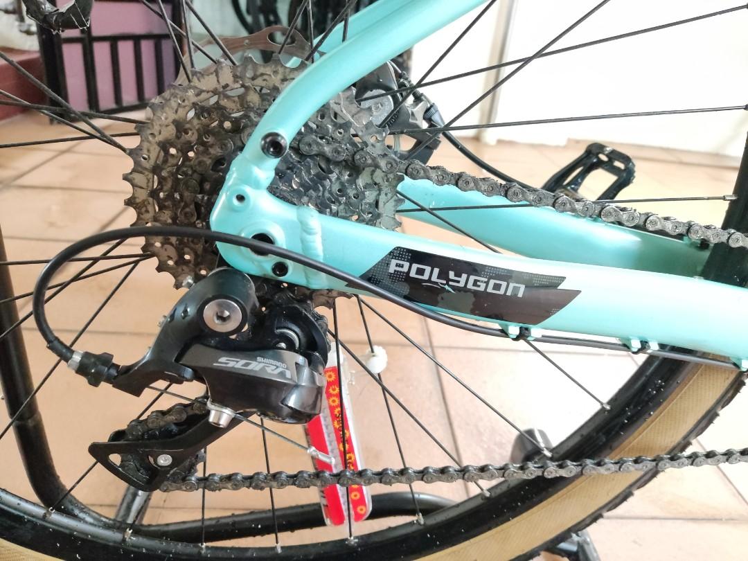 polygon bend r2 gravel/road bike, Sports Equipment, Bicycles & Parts ...